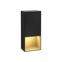 Villeroy & Boch Villeroy und Boch Finion Seitenschrank G550HFPD 41,8cm, rechts, Emotion, Regal unten Gold matt, Black matt lacquer