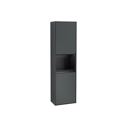 Villeroy & Boch Villeroy und Boch Finion Hochschrank G470PDHG 41,8x151,6cm, rechts, Emotion, Regal Black Matt Lacquer, Midnight Blue Matt Lacquer