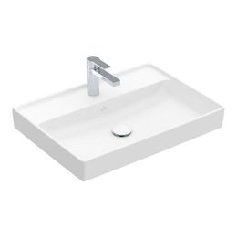 Villeroy & Boch Villeroy und Boch Collaro Schrankwaschtisch 4A3366RW ohne &Uuml;berlauf, 65x47cm, stone white C-plus