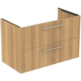Ideal Standard i.life B M&ouml;belwaschtischunterschrank T5585NX 2 Ausz&uuml;ge Siphon rechts, 1000x505x630 mm, Eiche Natur