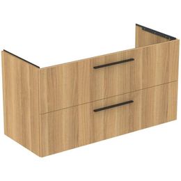 Ideal Standard i.life B M&ouml;belwaschtischunterschrank T5586NX 2 Ausz&uuml;ge Siphon links, 1200x505x630 mm, Eiche Natur