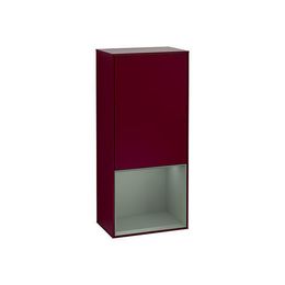 Villeroy & Boch Villeroy und Boch Finion Seitenschrank F540GMHB 41,8x93,6x27cm, links, Regal unten Olive Matt, Peony Matt