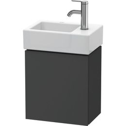 Duravit L-Cube Waschtisch-Unterschrank LC6293R4949 36,4x24,1x40cm, wandh&auml;ngend, T&uuml;r rechts, graphit matt
