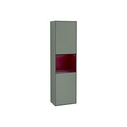 Villeroy & Boch Villeroy und Boch Finion Hochschrank F460HBGM 41,8x151,6x27cm, links, Regal Peony Matt Lacquer, Olive Matt Lacquer