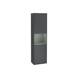 Villeroy & Boch Villeroy und Boch Finion Hochschrank G470GMHG 41,8x151,6cm, rechts, Emotion, Regal Olive Matt Lacquer, Midnight Blue Matt Lacquer