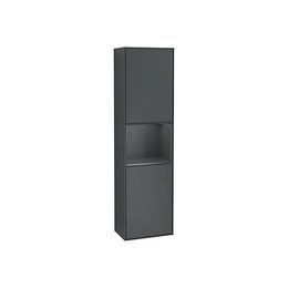 Villeroy & Boch Villeroy und Boch Finion Hochschrank F460HGHG 41,8x151,6x27cm, links, Regal Midnight Blue Matt Lacquer, Midnight Blue Matt Lacquer