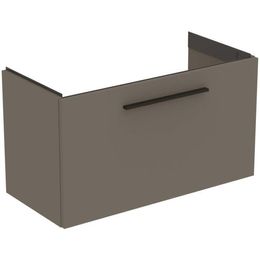 Ideal Standard i.life S M&ouml;bel-Waschtischunterschrank T5294NG 1 Auszug, 80 x 37,5 x 44 cm, greige matt