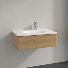Villeroy & Boch Villeroy und Boch Antao Waschtisch-Unterschrank L01000HN 78,8x25,6x49,6cm, mit Beleuchtung, honey oak