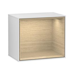 Villeroy & Boch Villeroy und Boch Finion Regalmodul F580PCMT 41,8x35,6x27cm, Regal Oak Veneer, White matt lacquer