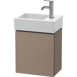 Duravit L-Cube Waschtisch-Unterschrank LC6293R7575 36,4x24,1x40cm, wandh&auml;ngend, T&uuml;r rechts, leinen