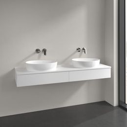 Villeroy & Boch Villeroy und Boch Antao Waschtisch-Unterschrank K17010MT 160x19x50cm, Waschtischplattenfarbe Lack, white matt lacquer