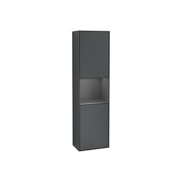 Villeroy & Boch Villeroy und Boch Finion Hochschrank G470GKHG 41,8x151,6cm, rechts, Emotion, Regal Anthracite Matt Lacquer, Midnight Blue Matt Lacquer