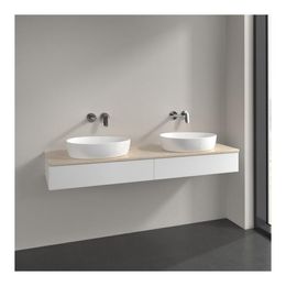 Villeroy & Boch Villeroy und Boch Antao Waschtisch-Unterschrank K17013MT 160x19x50cm, Waschtischplattenfarbe botticino, white matt lacquer