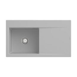 Villeroy & Boch Villeroy und Boch Subway Style 50 Sp&uuml;le 335200SM Sp&uuml;lbecken links, 900 x 510 mm, steam CeramicPlus