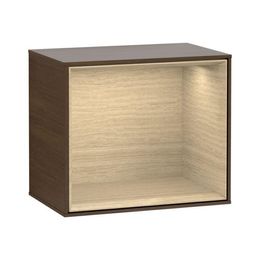 Villeroy & Boch Villeroy und Boch Finion Regalmodul F580PCGN 41,8x35,6x27cm, Regal Oak Veneer, Walnut veneer