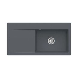 Villeroy & Boch Villeroy und Boch Subway Style 60 Sp&uuml;le 336100i4 Sp&uuml;lbecken rechts, 510 mm, graphit CeramicPlus