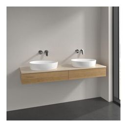 Villeroy & Boch Villeroy und Boch Antao Waschtisch-Unterschrank K17113HN 160x19x50cm, Waschbeckenplattenfarbe botticino, honey oak