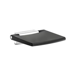 KEUCO Klappsitz Plan 14983170051 Wandmontage, Aluminium lackiert/weiss