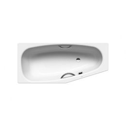 Kaldewei Mini star Badewanne rechts 224734013001 157x75/50cm, Vollantislip Perl-Effekt, wei&szlig;