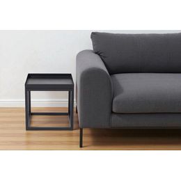 Couchtisch Andas, B:35cm H:35cm T:35cm, schwarz, Wohnzimmer, Tische, "Naantali", Schlichter Beistelltisch aus Metall