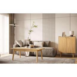 Kommode WOODMAN, B:75cm H:95cm T:45cm, braun, FSC-zertifizierter Holzwerkstoff, Furnier, Wohnzimmer, Sideboards, "Nice", Breite 75 cm, 2-t&uuml;rig, mit
