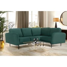 Ecksofa Home Affaire, B:228cm H:81cm T:166cm, blau, Korpus/Basismaterial: 100% Polyester. Sitzfläche: 100% Polyester, Wohnzimmer, Sofas, "Skidi