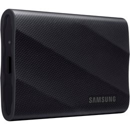 Samsung externe SSD "Portable SSD T9 1TB", 1 TB, Schreibgeschwindigkeitmaximal 1950 MB/s Lesegeschwindigkeitmaximal 2000 MB/s, schwarz, Festplatten
