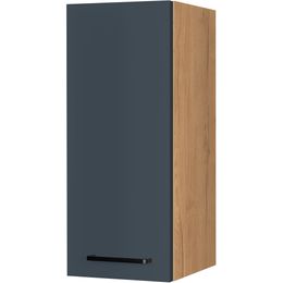 H&auml;ngeschrank Nobilia, B:30cm H:72cm T:37,2cm, blau, K&uuml;che, Schr&auml;nke, ""Easytouch", Ausrichtung w&auml;hlbar, vormontiert", in drei Breiten: 30, 45 und 60
