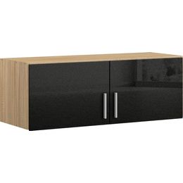 Schrankaufsatz Rauch, B:91cm H:39cm T:54cm, grau, Holzwerkstoff, Schlafzimmer, M&ouml;belaufs&auml;tze, "Celle"