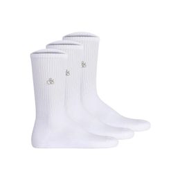 Scotch & Soda SCOTCH & SODA Herren Kurzsocken "Socken 1/2 TERRY COTTON CREW 3er Pack", Gr. 41, weiß, Obermaterial: 75% Baumwolle CO(Bio). 22% Polyamid PA. 3%