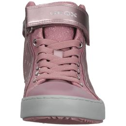 Geox Mädchen Sneaker "Geox Sneaker Lederimitat", Gr. 25, pink, Lederimitat, Schuhe