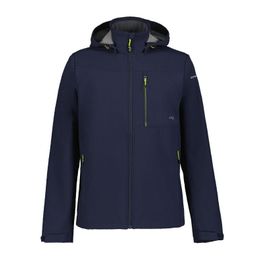 Icepeak Jungen Softshelljacke "BEEDEVILLE", blau, Gr. 54, Softshell, Obermaterial: 88% Polyester, 12% Elasthan, Jacken, mit dezenten Logoschriftzügen