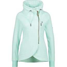 alife and kickin ALIFE & KICKIN Damen Sweatjacke "Damen MerylAK A", gr&uuml;n, Gr. XS, 50% Baumwolle, 50% Polyester, Sweatjacken