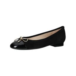 Peter Kaiser Damen Ballerina "Peter Kaiser Ballerinas Veloursleder", Gr. 38, schwarz, Veloursleder, Schuhe