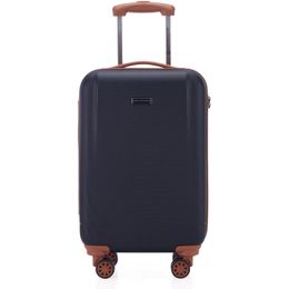 Damen Hartschalen-Trolley "Wannsee", Hauptstadtkoffer, Gr. 58, blau, ABS, matt, Koffer