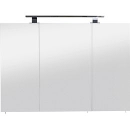 Spiegelschrank Optifit, B:100cm H:68cm T:17,6cm, grau, Badezimmer, Schr&auml;nke, "Mino", Breite 100 cm