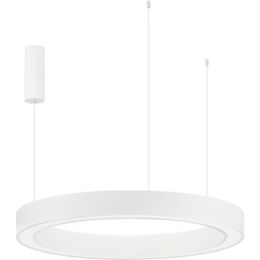 NOVA LUCE LED-H&auml;ngeleuchte "MORBIDO", 1, &Oslash; 80cm, 1 Stk., wei&szlig;, Leuchten
