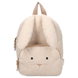 Vadobag Kinder Cityrucksack "Pisa Comfort Friends", beige, Kunstfaser, Rucksäcke, aus Teddy-Stoff mit Hasenohren