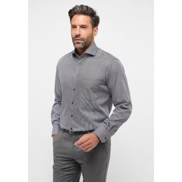Eterna Herren Langarmhemd "MODERN FIT", grau, Gr. 43, Satin, 100% cotton, Hemden