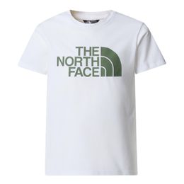 The North Face Mädchen T-Shirt, weiß, Gr. XS, Jersey, Obermaterial: 60% Baumwolle, 40% Polyester, Shirts, Für Kinder