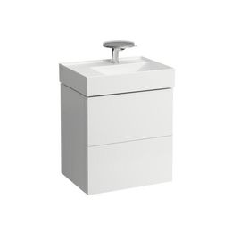 Laufen Kartell Waschtisch-Unterschrank H4075680336401 60x58x45cm, 2 Schubladen, wei&szlig; matt