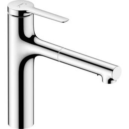 Hansgrohe Zesis M33 160 K&uuml;chenarmatur 74804000 Ausziehbrause, 2jet, sBox lite, chrom