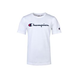 Champion Jungen T-Shirt "T-Shirt 1er Pack", wei&szlig;, Gr. XS, Obermaterial: 100% Baumwolle CO., Shirts