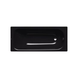 Kaldewei Saniform plus Badewanne 112534013701 160x75cm, Vollantislip Perl-Effekt, schwarz