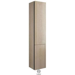 Burgbad Junit Hochschrank HSIG035LF3150 35 x 176 x 32 cm, 1 T&uuml;r links, Eiche Dekor Cashmere