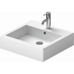 Duravit Vero Waschtisch 0454500000 50 x 47 cm, weiss, mit Hahnloch und &Uuml;berlauf