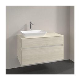 Villeroy & Boch Villeroy und Boch Collaro Waschtischunterschrank C11000AA 100x54,8x50cm, Waschtisch links, white oak