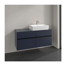 Villeroy & Boch Villeroy und Boch Collaro Waschtischunterschrank C13000VQ 120x54,8x50cm, Waschtisch rechts, marine blue
