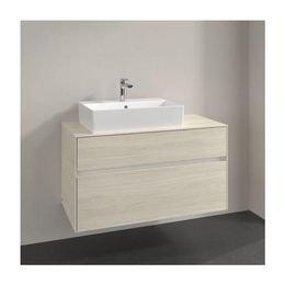 Villeroy & Boch Villeroy und Boch Collaro Waschtischunterschrank C12600AA 100x54,8x50cm, Waschtisch links, white oak
