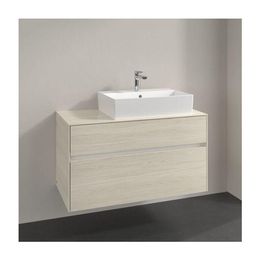 Villeroy & Boch Villeroy und Boch Collaro Waschtischunterschrank C127B0AA 100x54,8x50cm, Waschtisch rechts, LED-Beleuchtung 7,3 W, white oak
